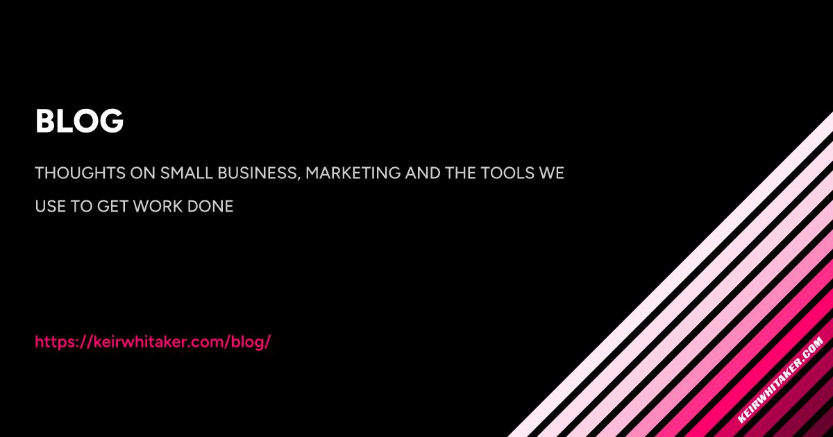 Blog | Keir Whitaker