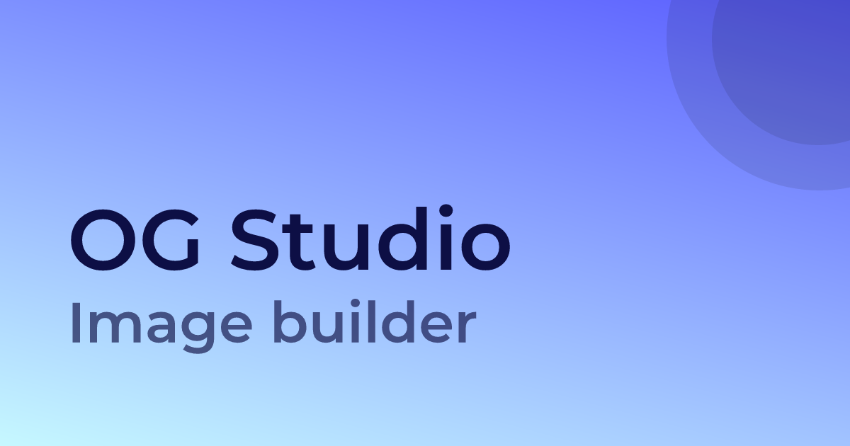 Default template - OG Studio